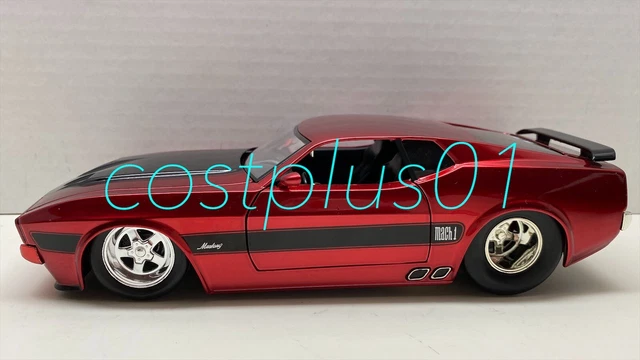 JADA BTM 1973 Ford Mustang Mach 1 Red With Black Trim 1:24 EUR 46,01 ...