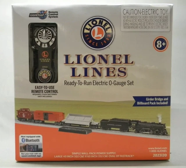 LIONEL LINES LIONCHIEF 4-4-2 Steam Engine Train Set O Gauge Remote 2023120 £314.63 - PicClick UK