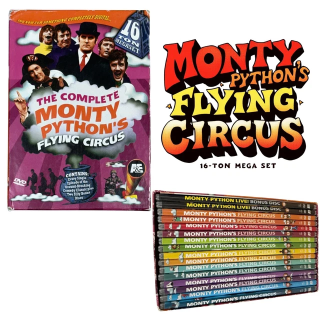 THE COMPLETE MONTY Python's Flying Circus 16-Ton Megaset (DVD, 2005, 16 ...