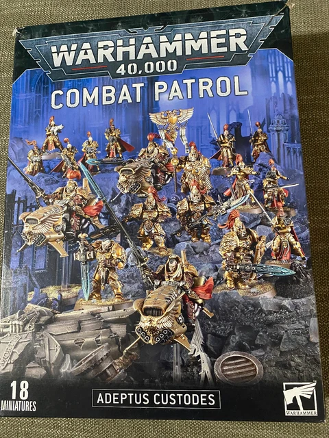 WARHAMMER 40,000 40K Combat Patrol Adeptus Custodes -Open Box ...