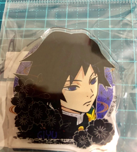 DEMON SLAYER ACRYLIC Badge Giyu Giyuu Tomioka 1.9inch Kimetsu no Yaiba ...