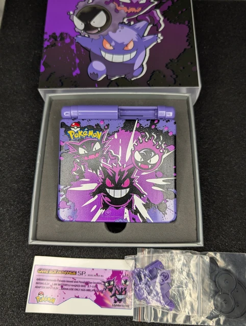 NINTENDO GASTLY HAUNTER Gengar Pokemon Complete Shell Game Boy Advance ...