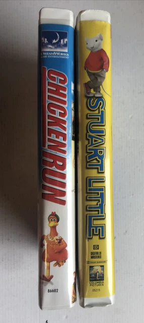 CHICKEN RUN & Stuart Little Bundle (VHS) $30.00 - PicClick CA