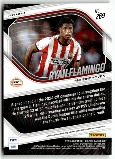 PANINI PRIZM FIFA 2025-26 Nº 269 Ryan Flamingo Prizm Plata EUR 1,82 ...