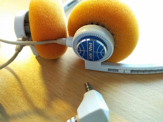 ORIGINAL PAN AM Vintage Kopfhörer Headphones Earphones Sammler ...