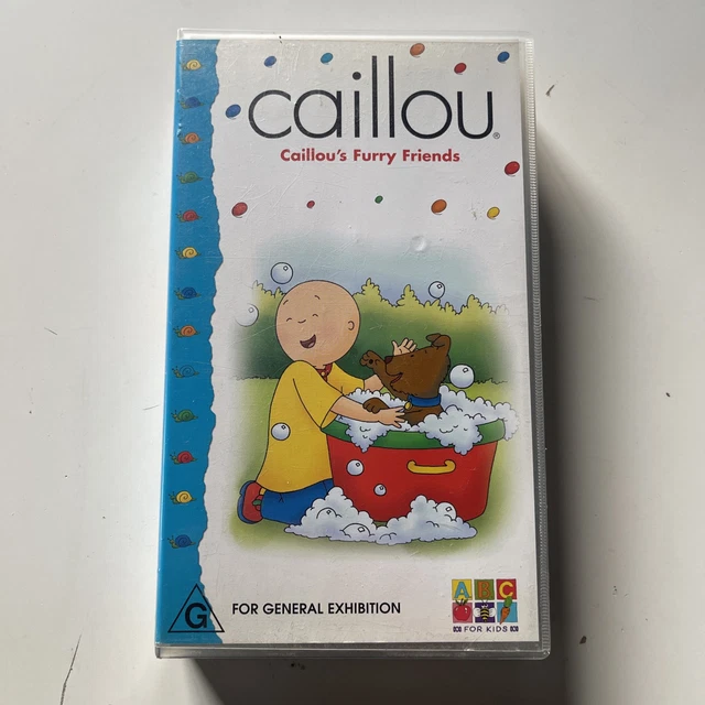 CAILLOU CAILLOU'S FURRY Friends VHS Video Tape 2002 Cinar ABC Kids $40. ...