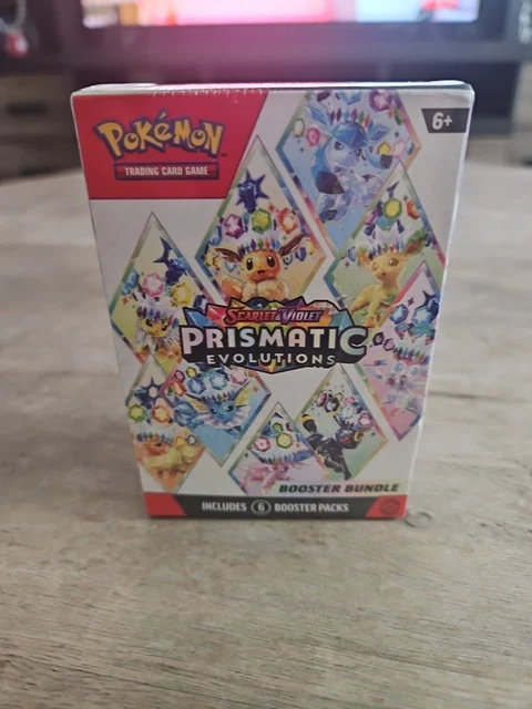 POKÉMON TCG SCARLET & Violet Prismatic Evolutions Booster Bundle ...