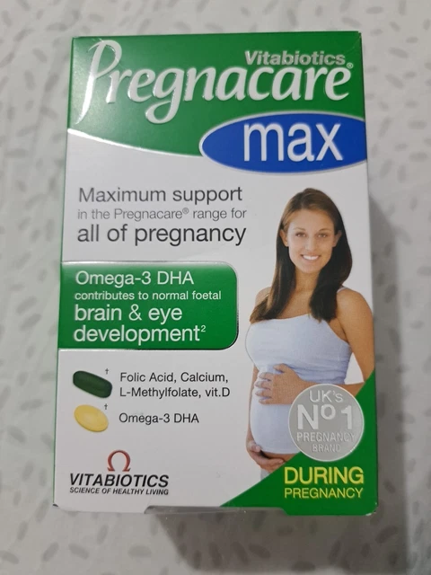 VITABIOTICS PREGNACARE MAX Tablets Plus Omega 84 Capsules £14.00 ...