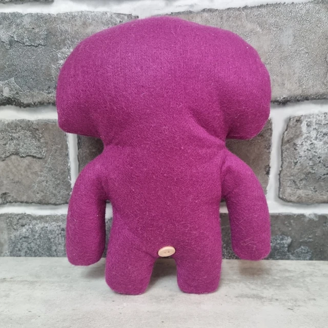 FUGGLER ANNOYED ALIEN Purple Tag Cut Off Funny Ugly Monster Plush 9 ...