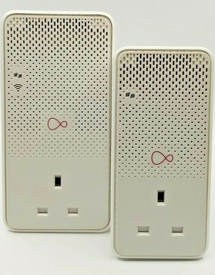 VIRGIN MEDIA PASSTHROUGH WiFi BOOSTER KIT (WiFi EXTENDER + POWERLINE ...