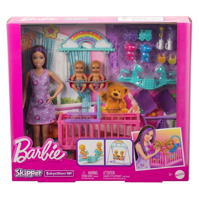 MATTEL HXM99 - Barbie - Skipper Babysitters Inc - Kinderzimmerspielset ...