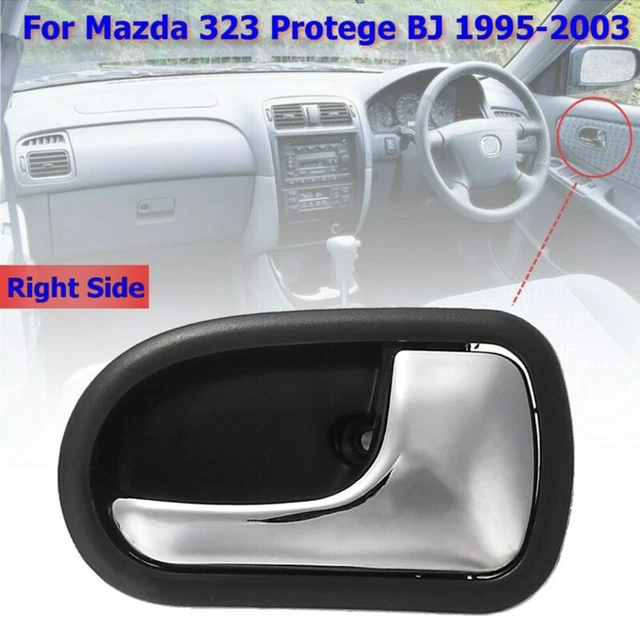 POIGN E DE PORTE int rieure finition noire chrome pour Mazda 323 Protege ann EUR 11,80 - PicClick FR