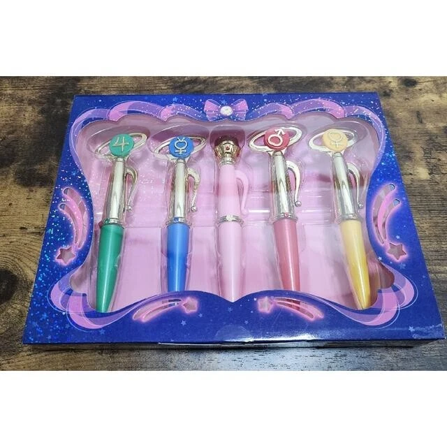 SAILOR MOON PRISM Stationery Disguise & Transformation Pen 5 Set BANDAI ...
