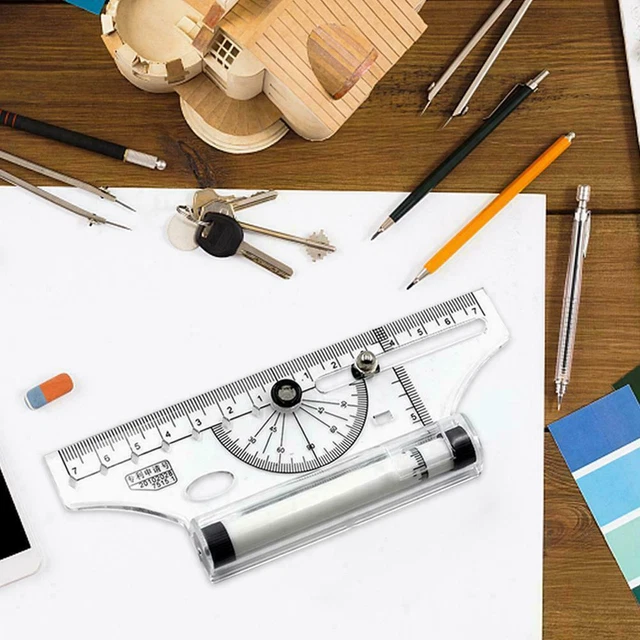 PLASTIC MEASURING ROLLING Ruler Drawing Roller Ruler Ruler US HOT ...