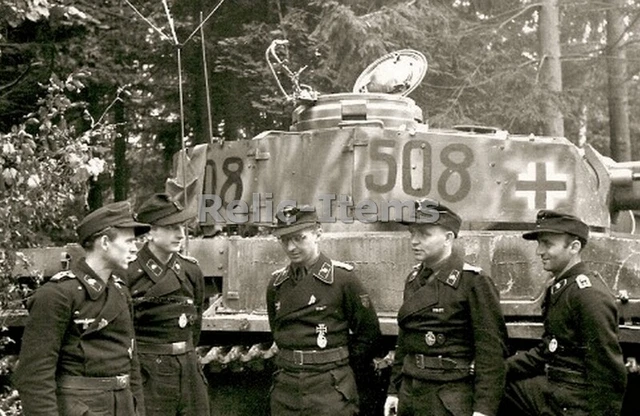 WW2 PHOTO PICTURE German Panzer Tank Jagdpanther with the crew 349 EUR ...