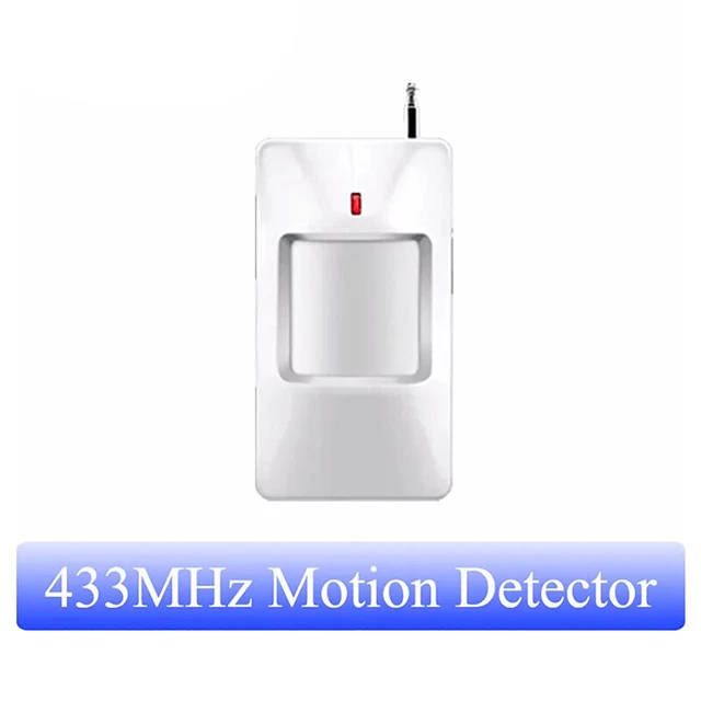 433MHZ WIRELESS INFRARED Detector PIR Human Motion Sensor Classic ...