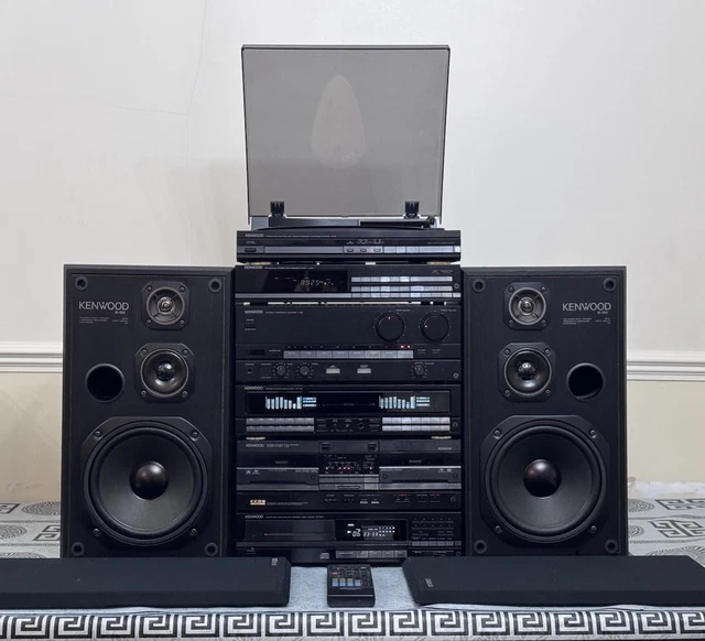 KENWOOD A-82 HIFI system Separates With Speakers And Remote + Surround ...