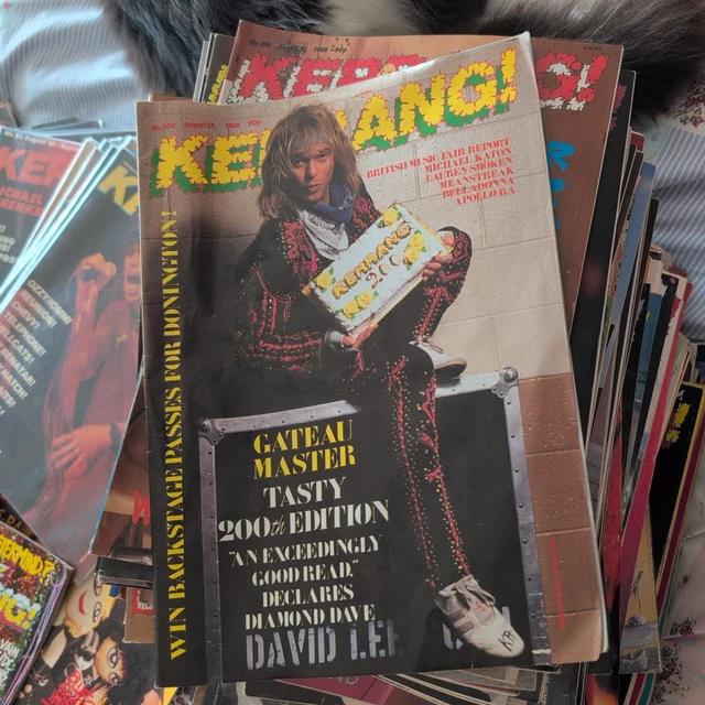 KERRANG VINTAGE MAGAZINE Collection From The 80s And 90s £516.72 ...