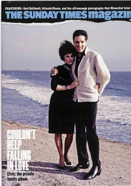 Elvis And Priscilla At The Beach