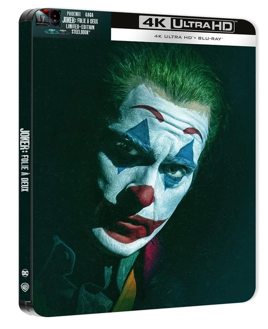 JOKER. FOLIE A deux 4K UHD (2024) 2 Blu Ray steelbook A EUR 32,90 - PicClick IT