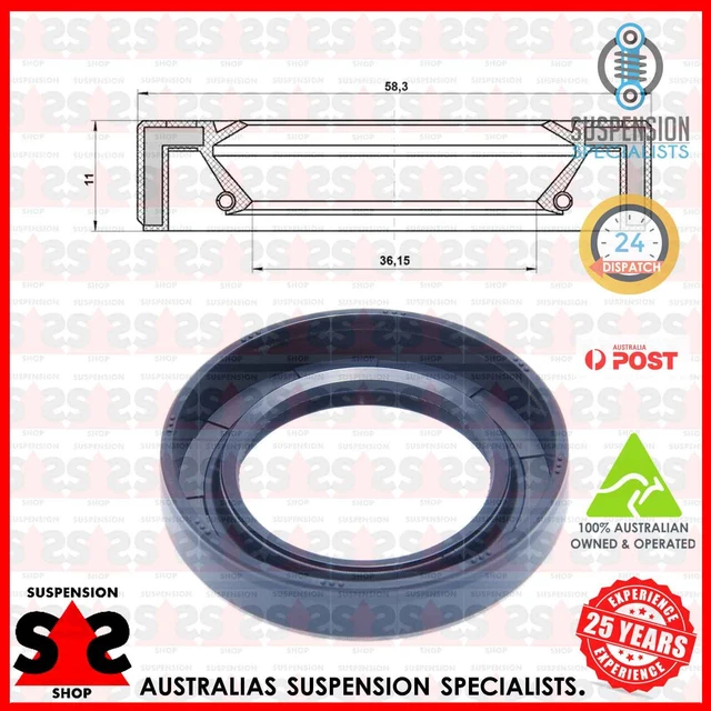 SHAFT SEAL, DRIVE Shaft Suit TOYOTA Hilux 2.2 4WD (YN67) HILUX IV ...