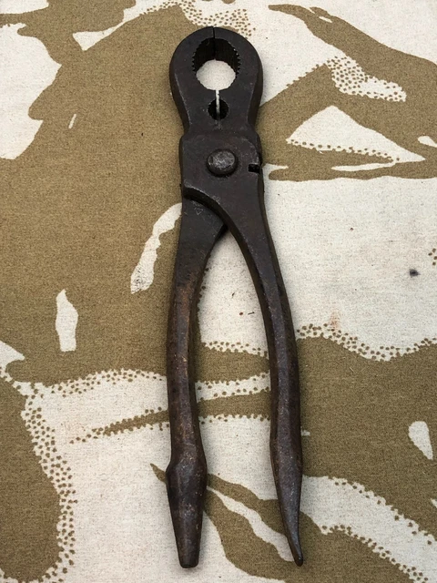 ORIGINAL WW2 BRITISH Army Hand Tool Pliers Blacksmith Pincers - Dated ...