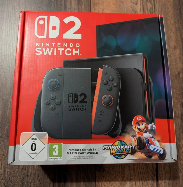 NINTENDO SWITCH 2 Console + Mario Kart World Bundle £370.00 - PicClick UK