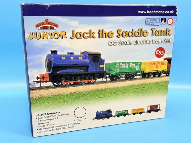 BACHMANN 'OO' GAUGE 30-007 Junior The Saddle Tank Electric Train Set ...