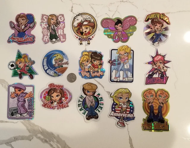 VINTAGE VENDING MACHINE Stickers Lot - Full Set of 15 2003 ODM Girls £8 ...