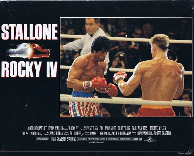 VINTAGE ROCKY IV 1990 Theatrical Film Lobby Cards Fine Art Postcard £3. ...