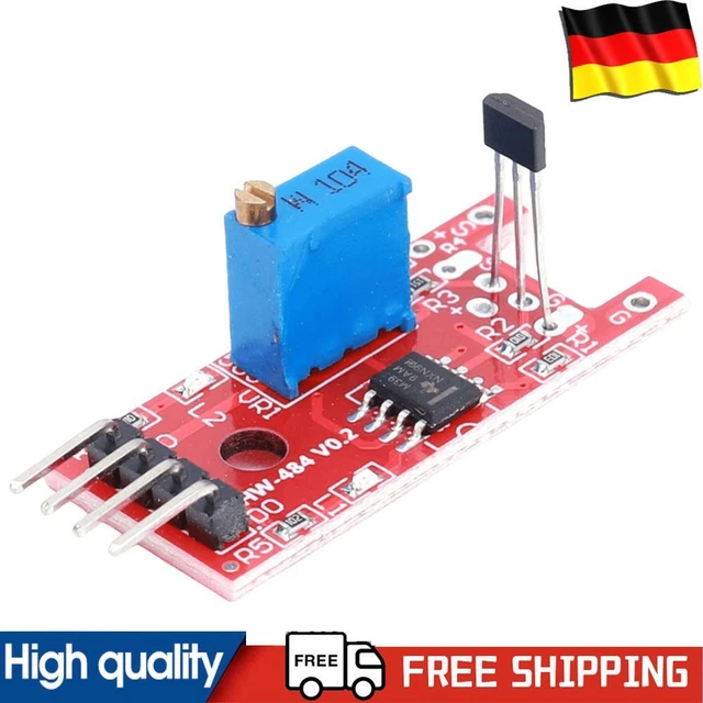 KY-024 4PIN LINEAR Magnetic Hall Sensor Speed Sensor Module for Arduino ...