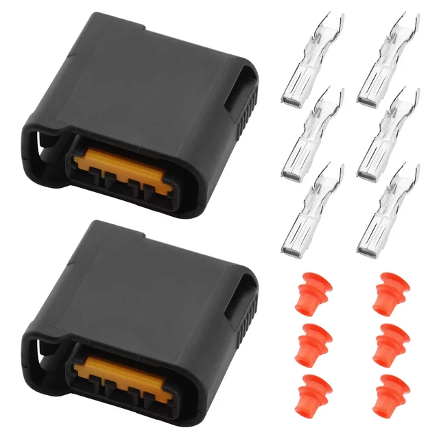 2 Sets Ignition Coil Connector 3pin Fw C D3f B For Subaru Impreza Gc8