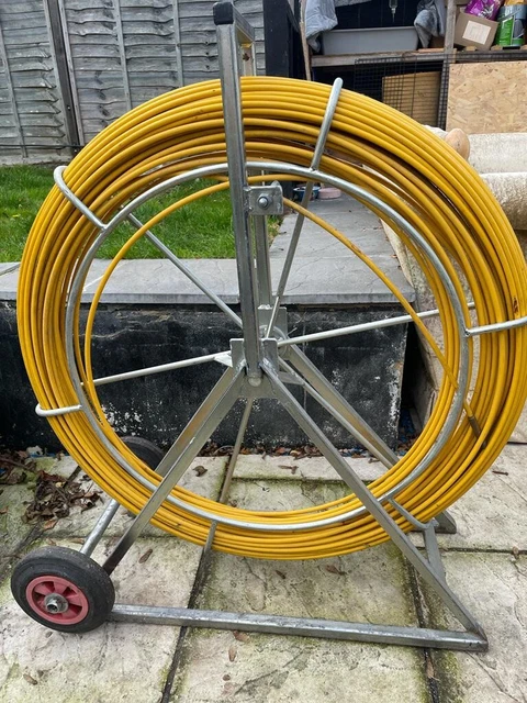 PEARPOINT FLEXIPROBE SEWER Pipe Cable Cord Inspection Wire Yellow £160. ...