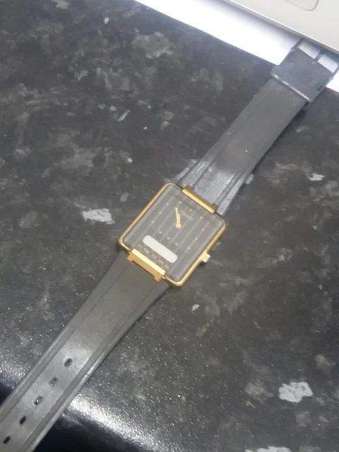 VINTAGE TISSOT TWO Timer Analogue/Digital D372 Midsize Quartz Watch ...