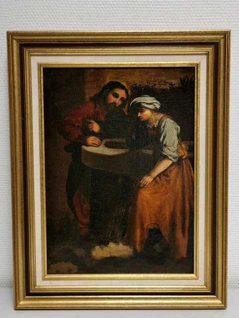 ANCIEN TABLEAU / huile sur toile EUR 99,00 - PicClick FR