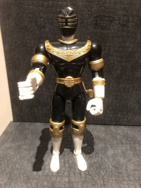 POWER RANGERS ZEO 8 Inch Black Ranger 1996 Bandai £5.95 - PicClick UK
