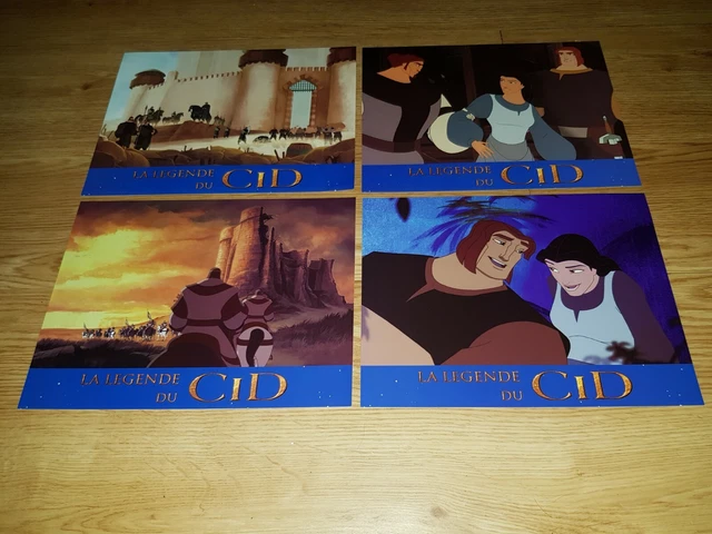 LOT DE 8 photos d'exploitation de cinéma du film: LA LEGENDE DU CID de ...