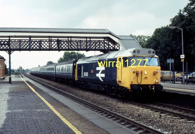 6X4 COLOUR RAILWAY photograph Class 50 50045 at Taplow 06.85 £1.00 ...