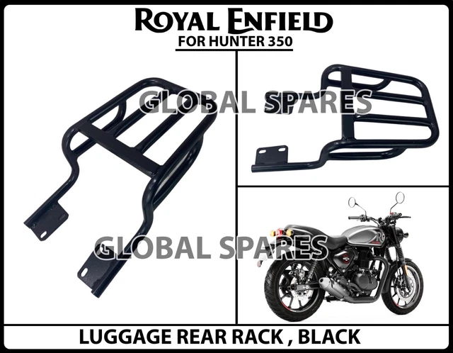 ROYAL ENFIELD HUNTER 350 "LUGGAGE REAR RACK, BLACK" £60.58 - PicClick UK
