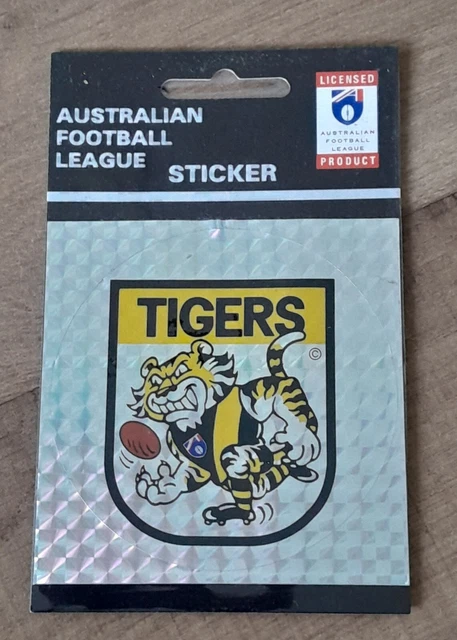 VINTAGE 1990'S AFL Richmond Tigers Sticker Burst Out - SEALED! $5.00 ...