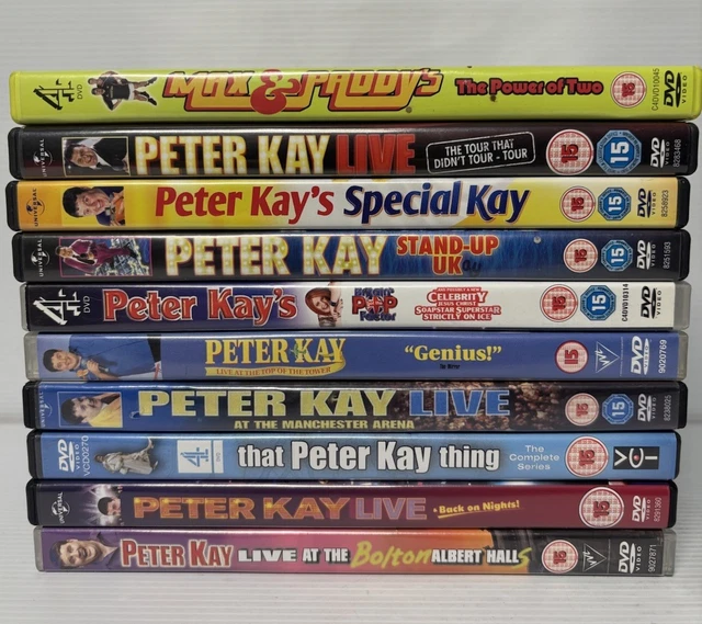 PETER KAY DVD Bundle x 10 DVD’s British Comedy Free Postage $74.95 ...