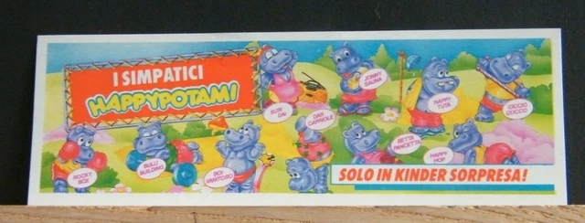 FERRERO I SYMPATICI Happypotami Italian Map - Original £6.12 - PicClick UK