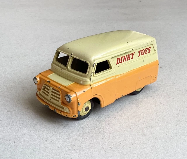 DINKY NO.482 - BEDFORD VAN “DINKY TOYS” Orange/Yellow + REPRO Box £9.99 ...