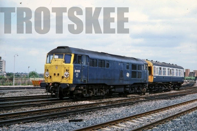 35MM SLIDE BR British Railways Diesel Loco Class 31 31108 Swindon 1985 ...
