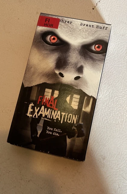 FINAL EXAMINATION VHS You Fail You Die Horror Slasher Cult Movie £27.84 ...