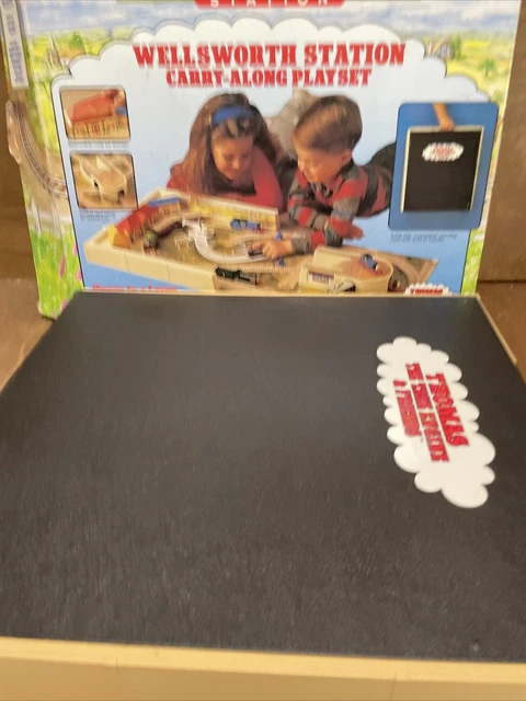VINTAGE ERTL THOMAS Tank Engine Shining Time Station Wellsworth Carry ...