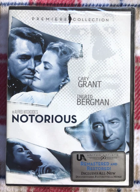 ALFRED HITCHCOCK'S NOTORIOUS [1946] (Cary Grant, Ingrid Bergman) DVD ...