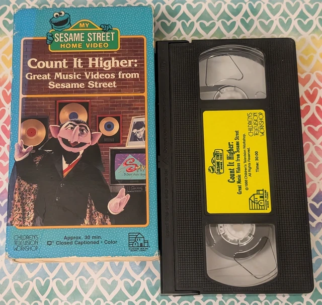 COUNT IT HIGHER VHS - Great Music Videos from Sesame Street - 1988 Sing ...