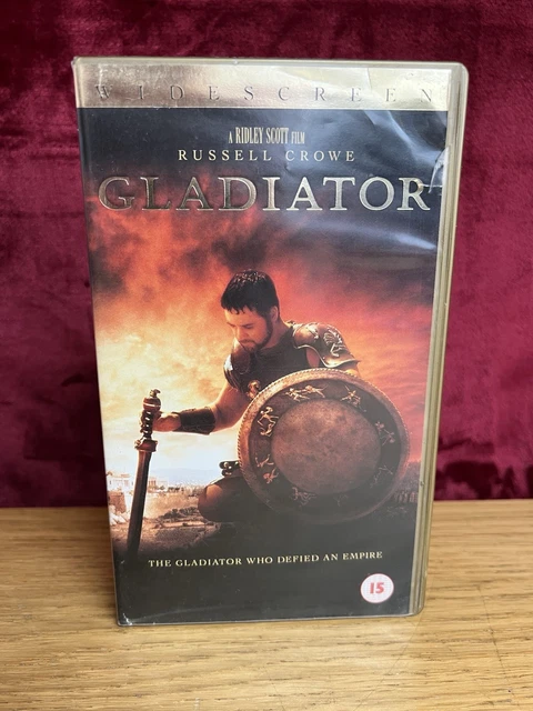 GLADIATOR VHS VIDEO Tape Russell Crowe A Ridley Scott Film £10.50 - PicClick UK