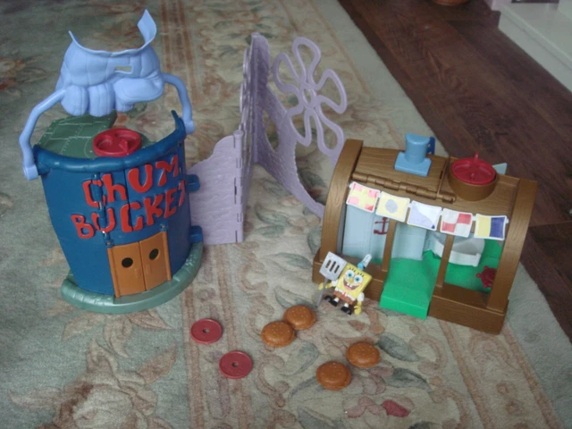 FISHER PRICE IMAGINEXT Mattel Spongebob Squarepants Krusty Krab And ...